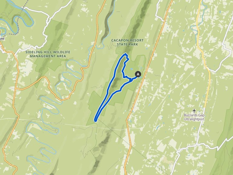 Overlook Trail, South Prospect, & Ziler Loop Trail — Cacapon Resort ...